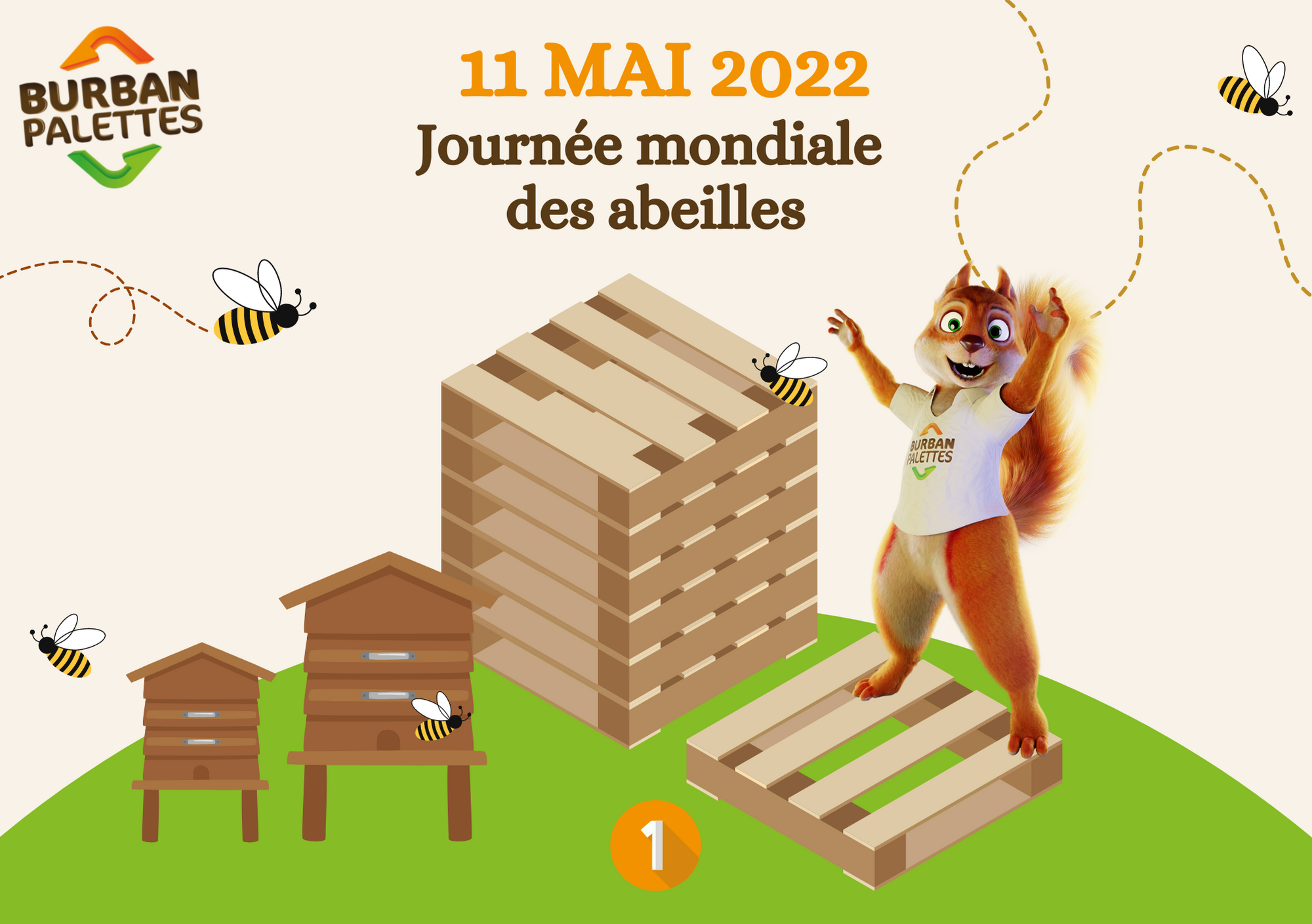 Journée Mondiale des abeilles ! | BURBAN PALETTES